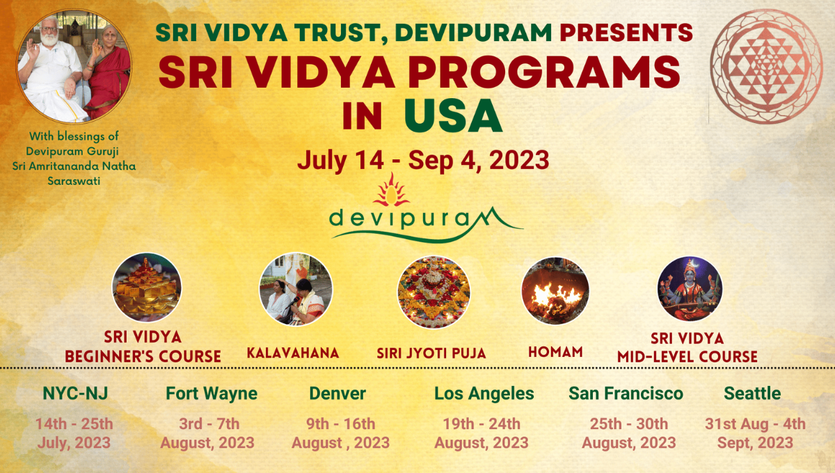 Sri Vidya in USA, 2023 – Devipuram